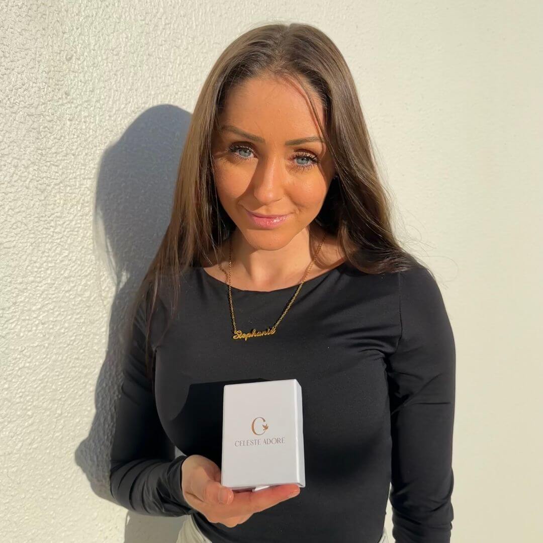 Personalised Name Necklace Gold Silver | High Quality Waterproof ...