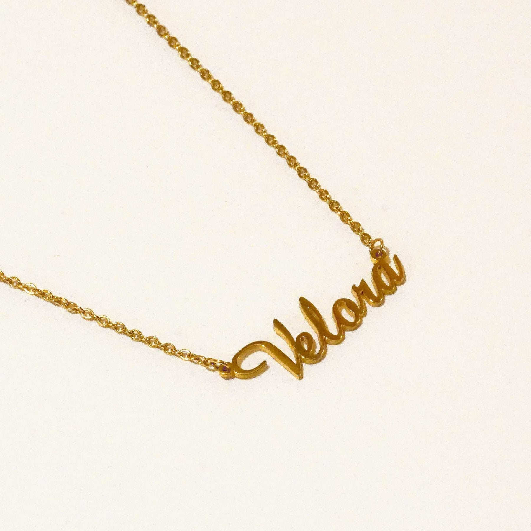 Personalised Name Necklace Gold Silver | High Quality Waterproof ...